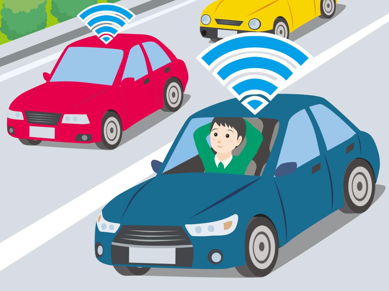 GPSが走行位置を決定する！クルマの自動運転 | GPSNEWS